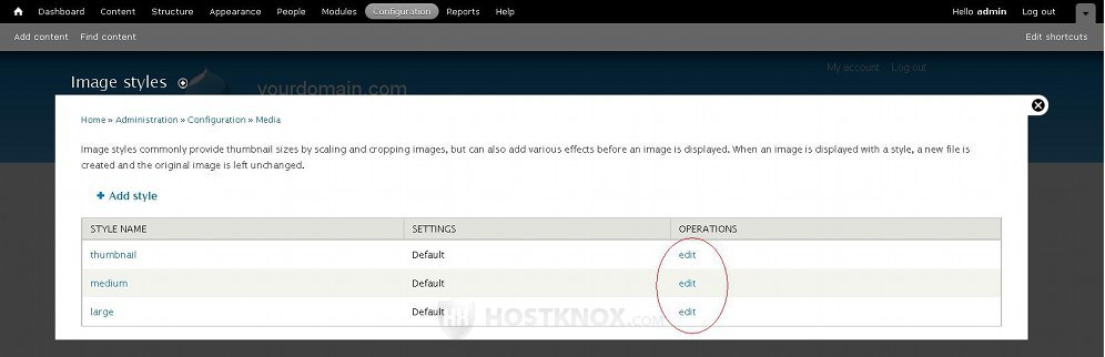 HostKnox :: Drupal Images & Image Styles Tutorial