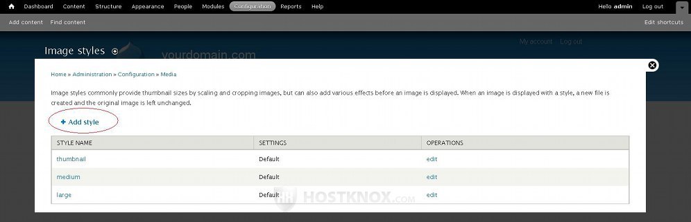 HostKnox :: Drupal Images & Image Styles Tutorial