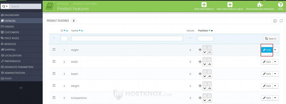 Hostknox Prestashop 1516 Product Features Tutorial